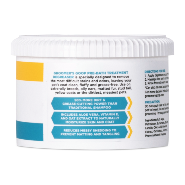 Pre-Bath Treatment Degreasers 14oz, 28oz, 4.5lb – Groomer's Goop