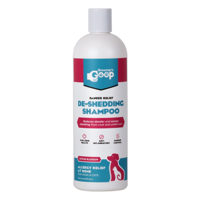 Dander Relief De-Shedding Shampoo 16oz – Groomer's Goop